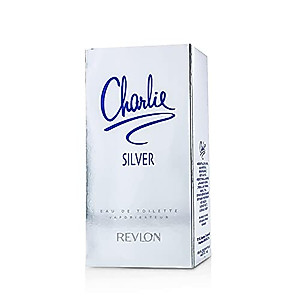 Charlie Silver by Revlon for WomenEau De Toilette Spray, 3.4 Ounce