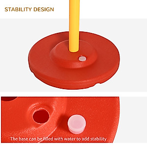 PawHut 3PCs Dog Agility Training Equipment, Outdoor Obstacle Course Starter Kit with Hoop, Hurdle, Weave Poles and Carrying Bag