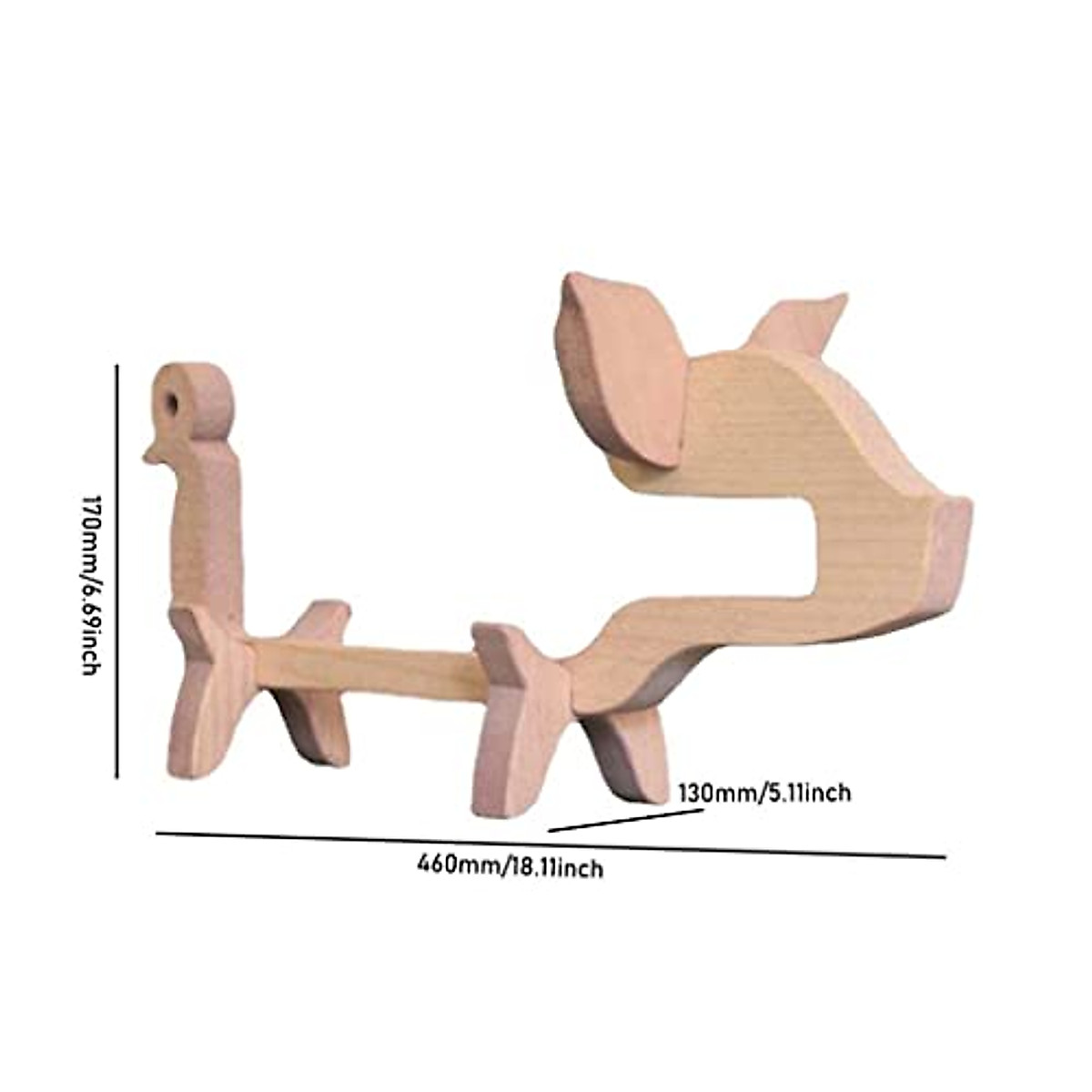 SEASD Wine Rack Wooden Bottle Rack Animal Bottle Rack Creative Decoration Wine Rack Animal Shape