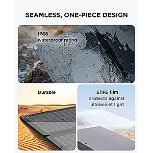 EF ECOFLOW RIVER 2 Max Solar Generator 512Wh Long-life LiFePO4 Portable Power Station& 160W Solar Panel for Home Backup Power, Camping & RVs 100% Charged in 60m with 3000+ Cycles & Up to 1000W Output