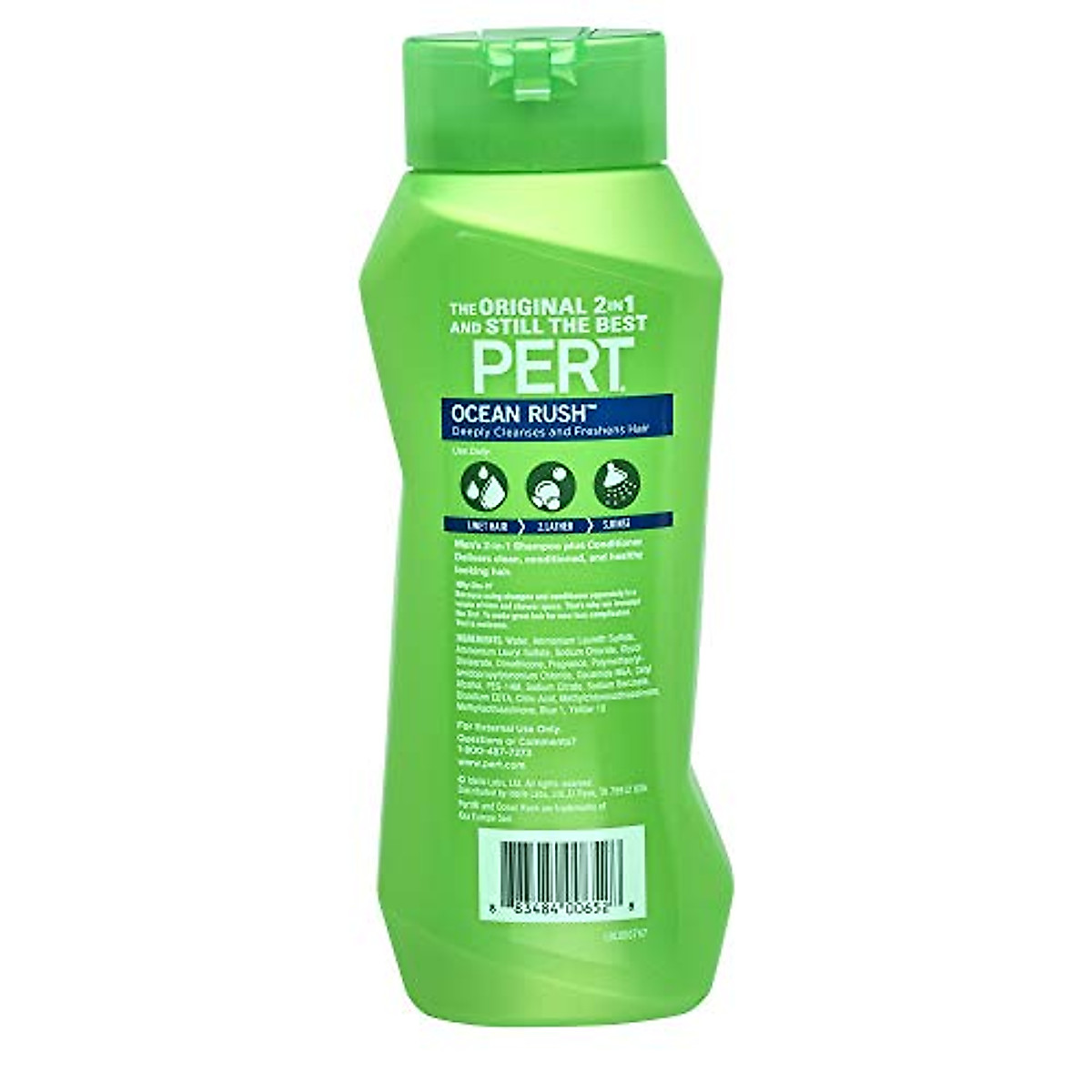 PERT 2-in-1 Ocean Rush Shampoo and Conditioner 25.4oz (4 PACK)