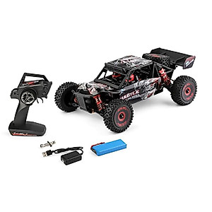 WLtoys 1/12 Brushless 4WD 75Km/h High Speed RC Electric Truck, Remote Control Car with Battery and RC Transmitter - RTR RC Toy Vehicle (RC Cars, RC Truck) (HELIDIRECT)