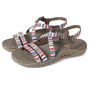 Skechers Reggae - Trail On by Taupe Multi 7 B (M)