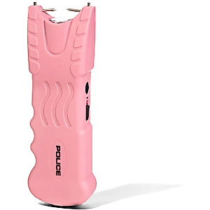 POLICE 916 Stun Gun with LED Flashlight, Pink