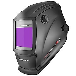 Monster & Master Auto Darkening Welding Helmet, 4 Arc Sensor Wide Shade, Large Viewing Screen Welding Mask, Welding Helmets for Men, MM-001