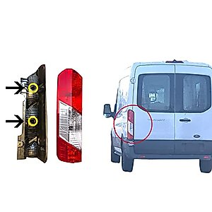 IMS auto parts Ford Transit 150 250 350 Back Tail Light Lamp Lens Left Driver Side 2016 To 2020