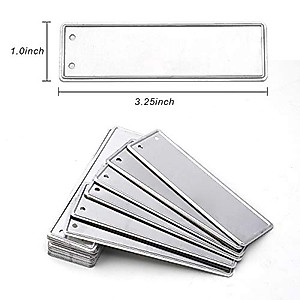 Coolrunner Plant Labels, Aluminum Plant Tags with 6 Inch Wires (100)