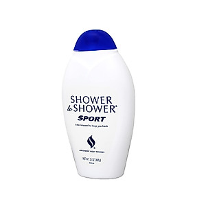 Shower to Shower Absorbent Body Powder, Sport, 13-Ounce Bottles (Pack of 4)