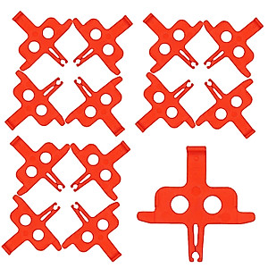 kingsea 12PCS Bicycle Brake Spacer,Disc Empty Pinch,Hydraulic Disc Brake Pads Spacer Instert Bicycle Brake Spacer Disc Brakes Cycling Spare Parts for Shimano,MTB or Road Bike(Type C)