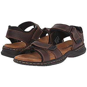 Dr. Scholl's Shoes Men's Gus Sandal,Brown,10 M US