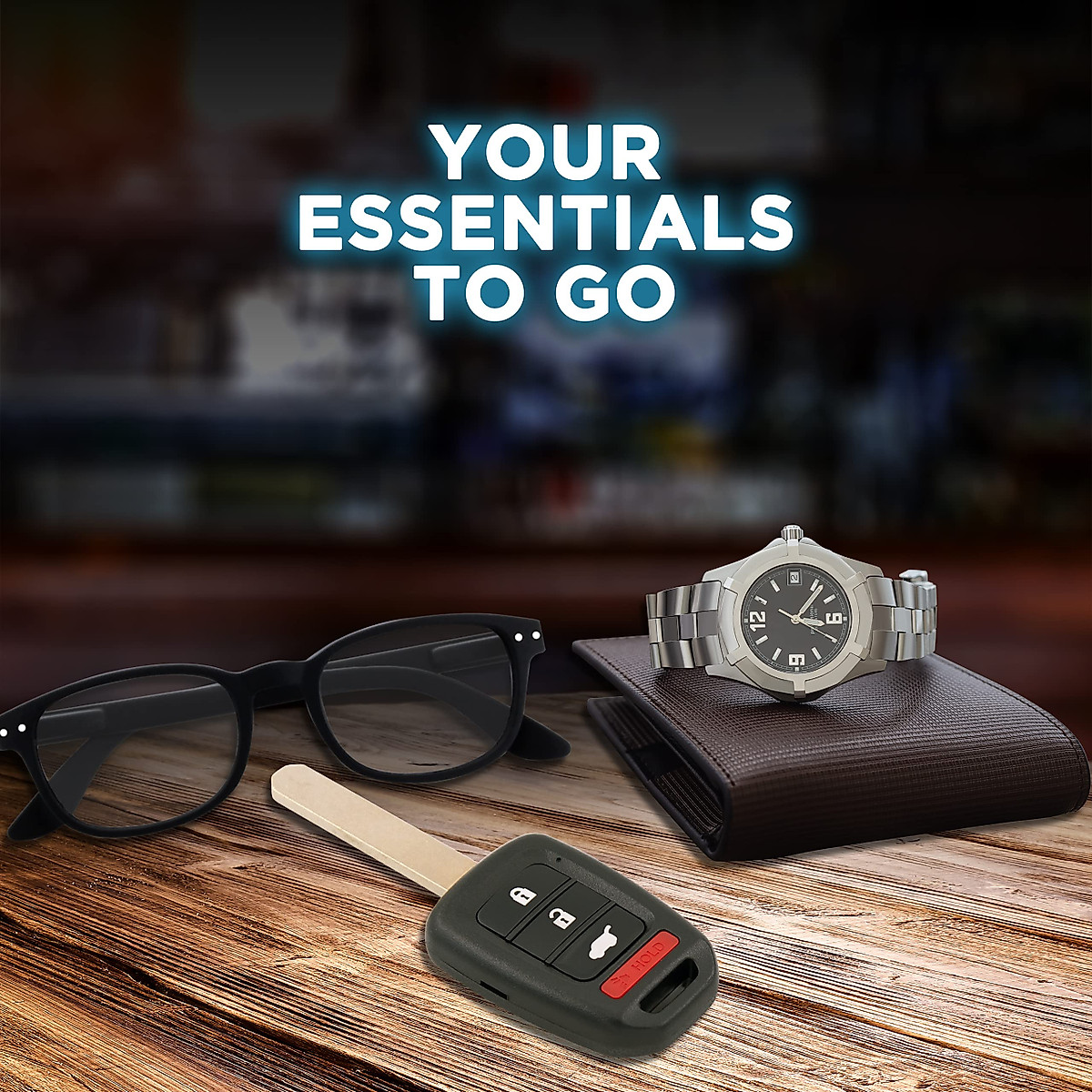 Keyless2Go Replacement for Keyless Entry Remote Car Key Fob for Select Honda CRV & HRV Vehicles That use 35118-T7S-A00 35118-T0A-A30