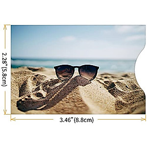 CARSLIFE RFID Blocking Sleeves(Set of 9 Credit Card Sleeves) Anti-theft Credit Card Protector,RFID/NFC Blocking Sleeves,Unique Colorful Pictures