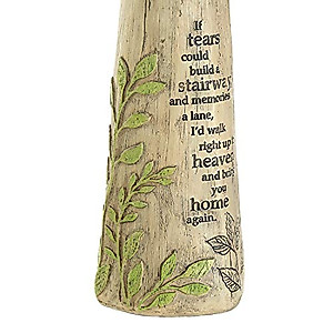 Ivy Home Resin Garden Statue Standing Praying Angel Garden Statuary for Outdoor Decor