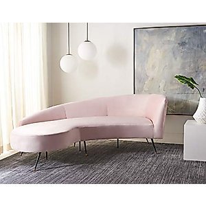 Safavieh SFV2101D Sofas, Pale Pink