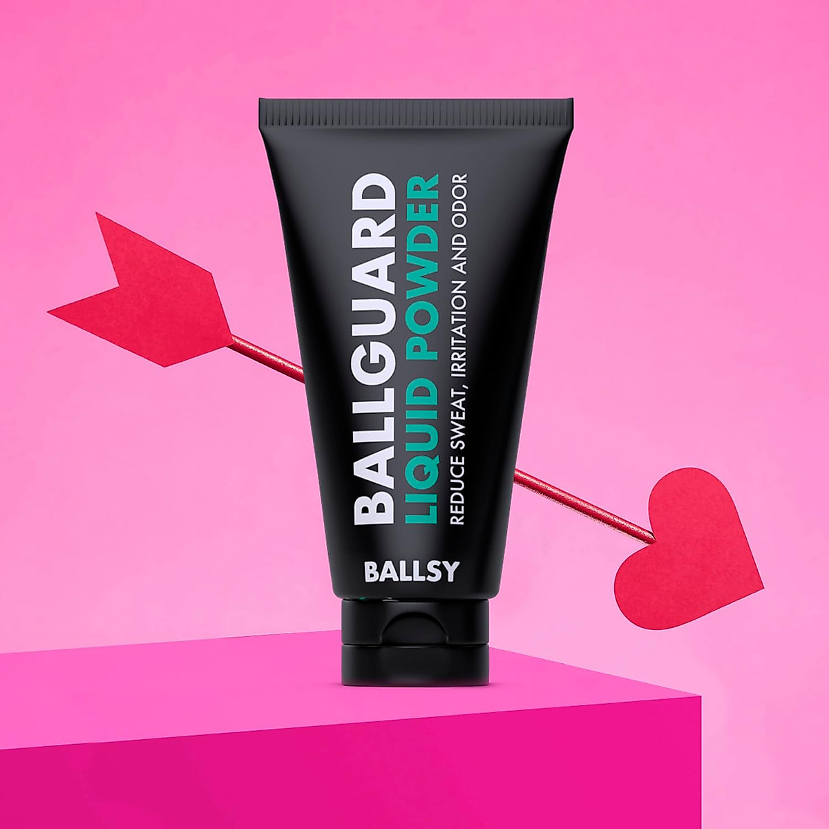 Ballsy Anti-Chafing, Anti-Itch Groin Deodorant for Men - Quick Drying Liquid Powder, Baby Powder Replacement, Protects from Sweat, Odor and Irritation, 3.4 oz