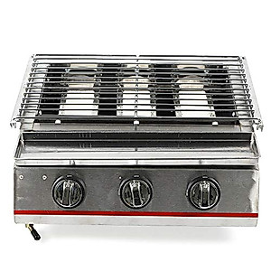 Propane Infrared Steak Grill - Efficient Heating Outdoor Portable Gas Grill with Vertical Cooking,Stainless Steel Single Burner Propane Gas Grill,Perfect for Steak,Ribeyes,Picnic,BBQ