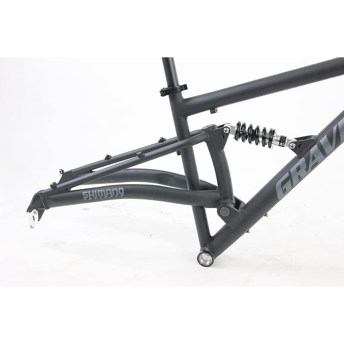 Gravity FSX 29 inch Wheel Aluminum Dual Suspension Mountain Bike ATB Bike Frame (Satin Nautical Blue, 19 inch = Lrg fits* 6'1" to 6'3")