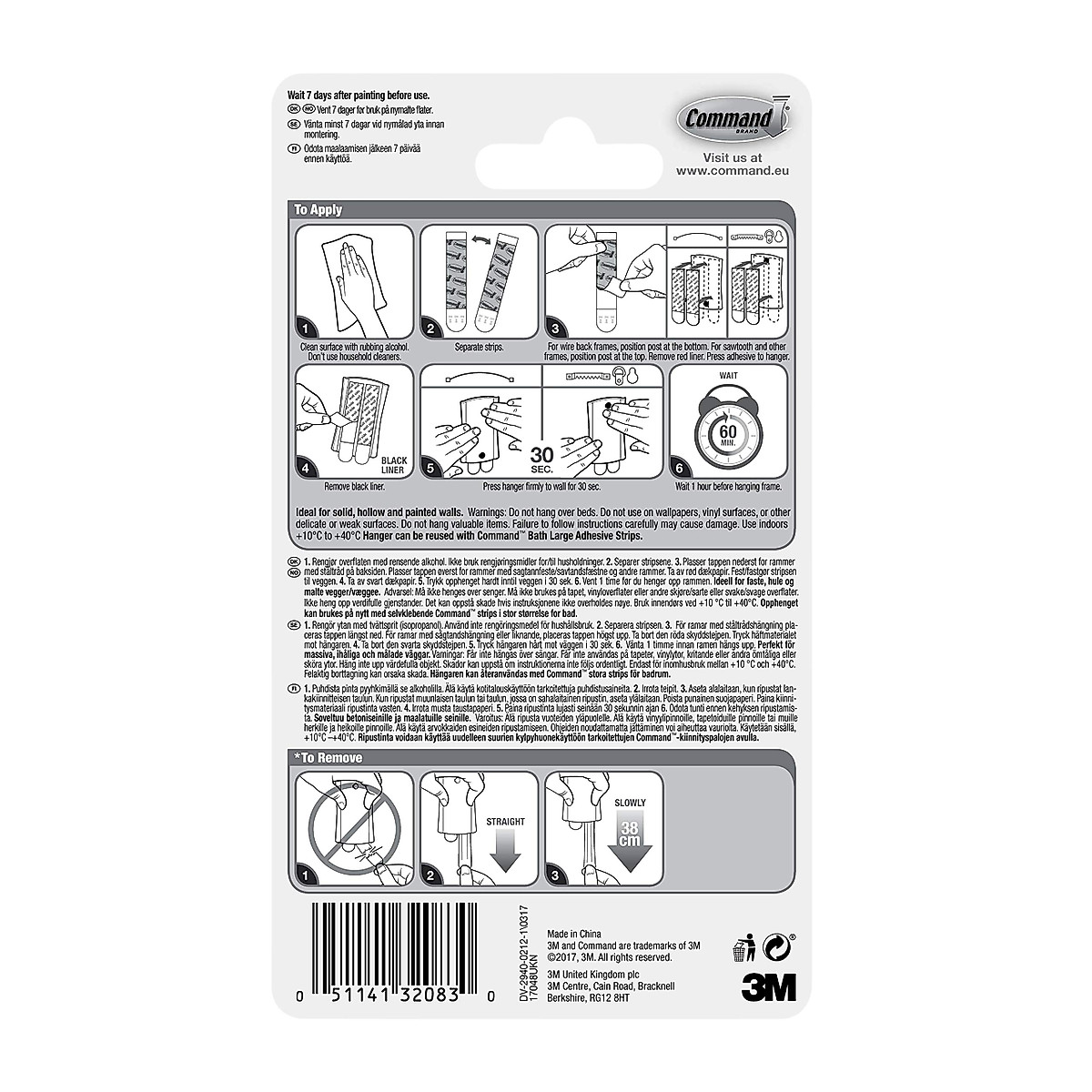 Command Universal Frame Hangers, Damage Free Hanging Picture Hangers, No Tools Frame Hanger for Living Spaces, 1 Metal Picture Frame Hanger and 4 Large Command Strips
