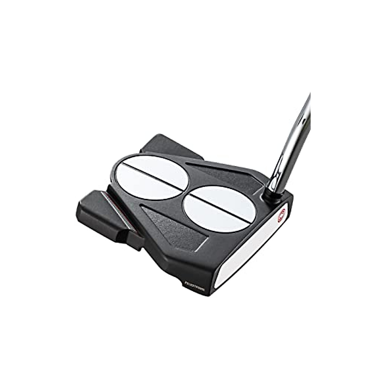 Odyssey Right Putter 2-Ball Ten Ten Lined Double Vent (Mallet, 34 Inch, Stroke LAB Shaft), Men's, Black