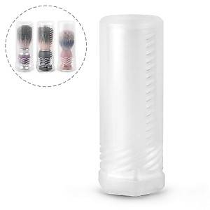 QSHAVE Shaving Brush Travel Case Holder Fit for Most of Shaving Brushes (Brush not Included)