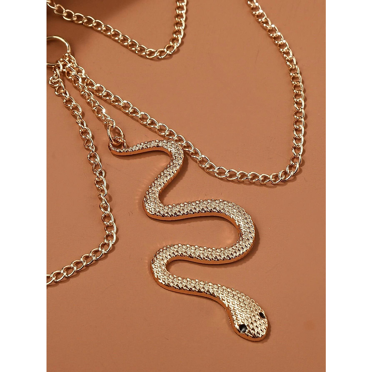 Thigh Chain Snake Leg Chain Medusa Costume Body Jewelry for Women Halloween Party Outfits for Women Halloween Snake Thigh Jewelry for Halloween Holiday Party Costume