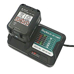 TF-POWER 12V 10.8V 4,0A Battery BL1016 BL1041B BL1040B BL1021B with Charger for Makita DC10WD DC10SB, Replace for Makita 12V Battery DF031D TD110D JR103D JR105D HP332D HP333D HSS01D
