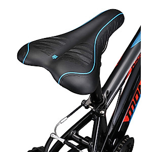 Mongoose Rockadile Kids Hardtail Mountain Bike, 20-Inch Wheels, Aluminum Step-Over Frame, 7-Speed Drivetrain, Black