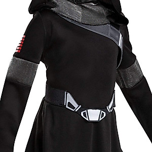 Girl's Snake Eyes Costume for Kids, Deluxe Official GI Joe Costume with Mask, Child Size Large (10-12) Black