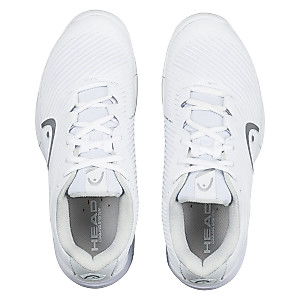 HEAD Women's Revolt Pro Sneaker, White/Grey, 7.5