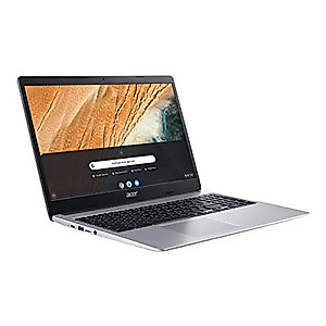 Acer Chromebook 315 Laptop Computer/ 15.6" Screen for Business Student/ AMD Quad-Core A12-9720P0 up to 3.6GHz/ 4GB DDR4/ iPuzzle 32GB eMMC/ 802.11AC WiFi/ Work from Home/ Silver/ Chrome OS