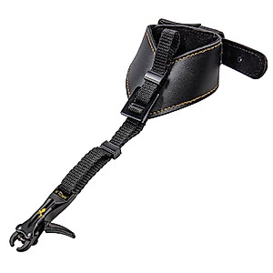 Trophy Ridge ArchX Archery Bow Release - Smooth Dual Caliper Release, Adjustable Strap Length, Interlocking Jaw System, Premium Leather Buckle Strap, Trigger Travel Tuning , Black