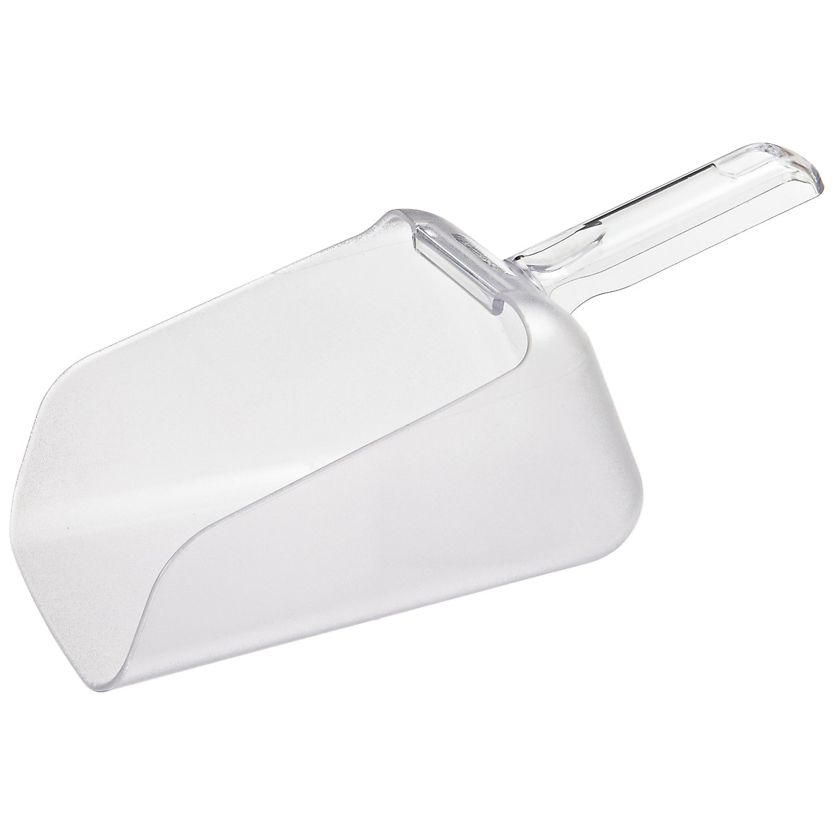 Rubbermaid Commercial Products Bouncer Contour Scoop for Ingredient Bins, 64-Ounce, Clear, Restaurant/Kitchen Food Service Supplies for Ice/Animal Feed/Grains/Sand