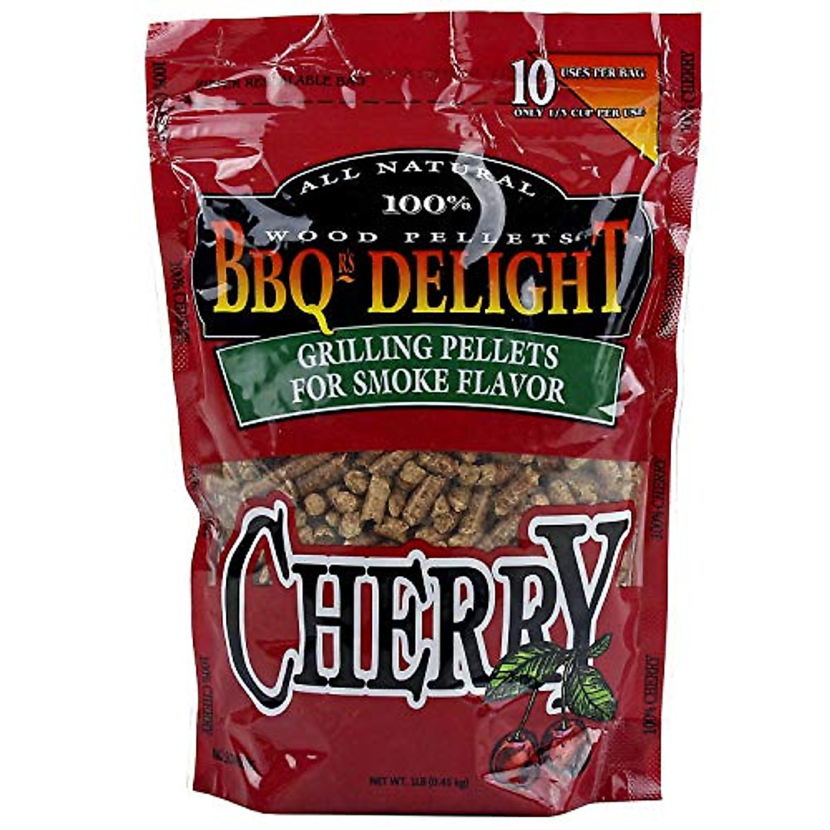 BBQr's Delight 3 Pack Orange Cherry and Sugar Maple Wood Pellets 3 x 1lb Bags