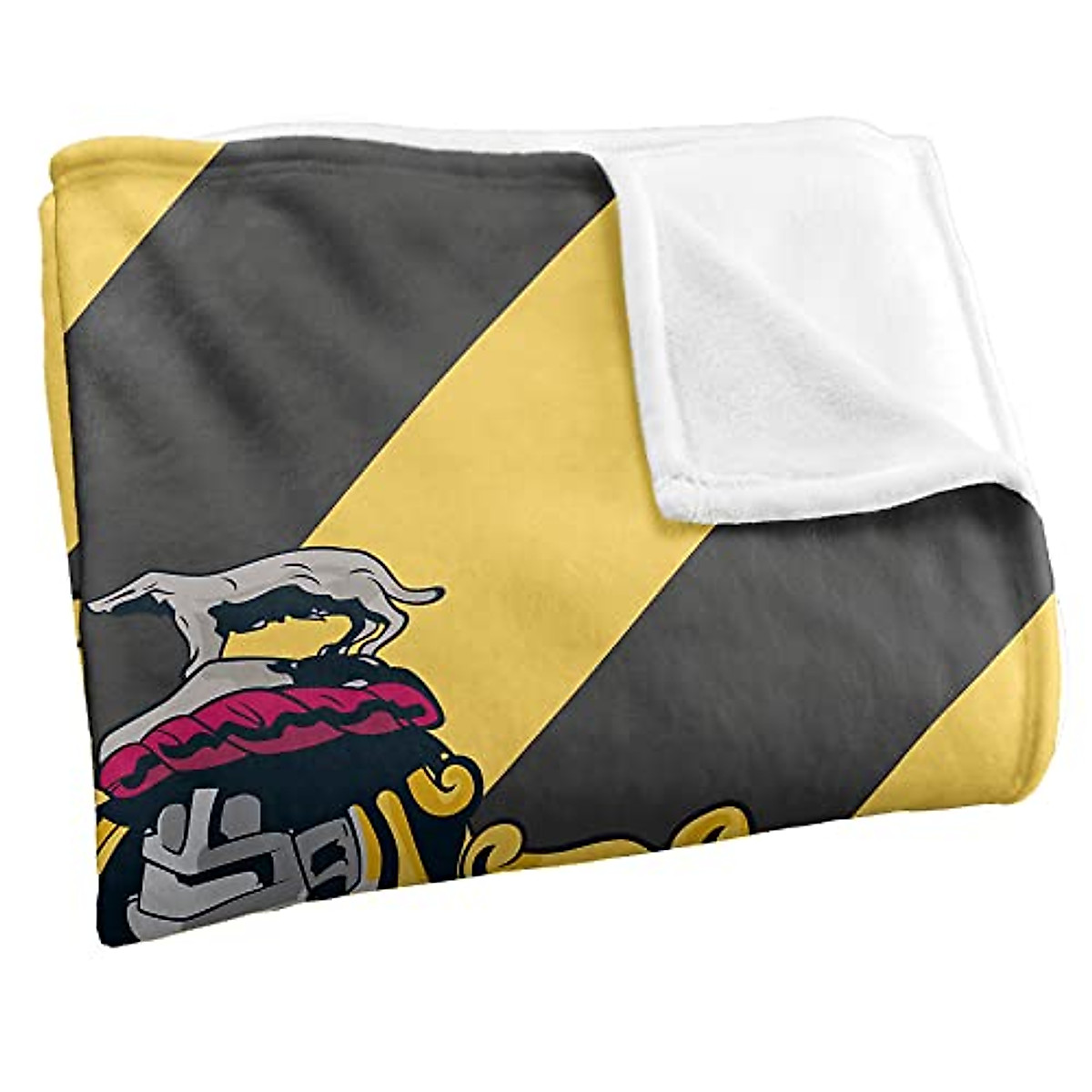Harry Potter Hufflepuff Crest 4 Officially Licensed Silky Touch Super Soft Throw Blanket 50" x 60"