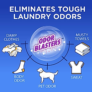 Arm & Hammer Plus Oxiclean Odor Blasters Fresh Burst, Liquid Laundry Detergent, 224 Fl Oz - Pack of 2