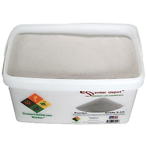 PUMICE - 8 LBS nt wt - Grade: 0-1/2 - dry - granules - exfoliant for scrubs, soaps, toiletries - USA Made - Greener Life Club Box