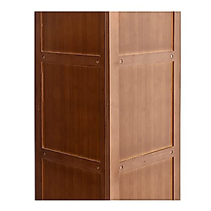 Maydear 5-Tier Corner Bookcase, Bamboo Corner Shelf, Display Rack Small Bookshelf and Plant Stand for Living Room, Home Office, Kitchen