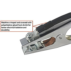 300 Amp Welding Leads Assembly Set - LC40 Connector - #1 AWG Cable (15 FEET Each Lead)