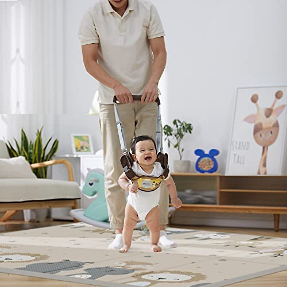 MLOONG Baby Play Mat,59x71x0.4inch Play Mat for Baby, Foldable Play Mat for Floor,Kids Foam Play Mat,Waterproof,BPA Free,Non Toxic Carlwing Mat for Baby,Large and Thick Infant Playmat