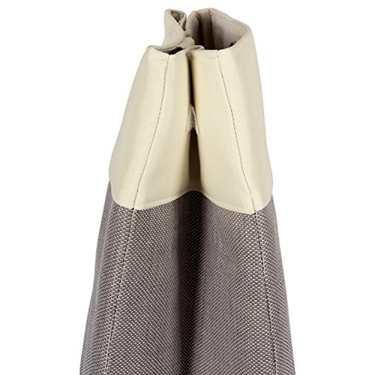 DII Canvas Laundry Basket, Grey Colorblock, Bag Large
