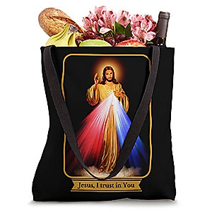 Divine Mercy Jesus I Trust In You Catholic Tote Bag