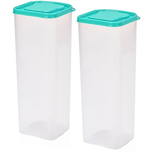 Buddeez Bread Buddy Bread Box Loaf Plastic Storage Container Holder for Kitchen Countertop - Breadbox Containers, Set of 2