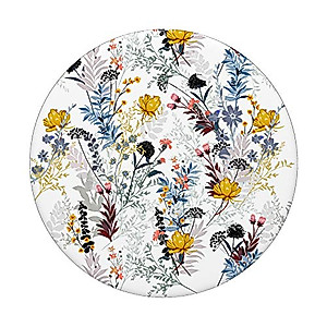 Nature Blossom Artsy Floral Pattern Florist Gifts Flower PopSockets PopGrip: Swappable Grip for Phones & Tablets