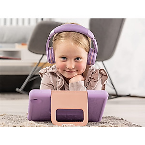 Made for Amazon Bluetooth Kids Headphones Age (3-7) | Purple
