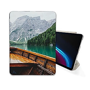 Mountain Nature Landscape Lake case Compatible with iPad Mini Air Pro 7.9 8.3 9.7 10.2 10.9 11 12.9 inch Pattern Cover New 2022 2021 Trifold Stand 3 4 5 6 7 8 9 Generation 248 (11" Pro 1/2/3 gen)