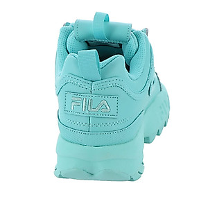 Fila Women's Disruptor Ii Premium Comfortable Sneakers, Aruba Blue/Aruba Blue/Aruba Blue, 7