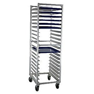 New Age 1331 Aluminum End Loading 20 Pan Capacity Bun Pan Rack