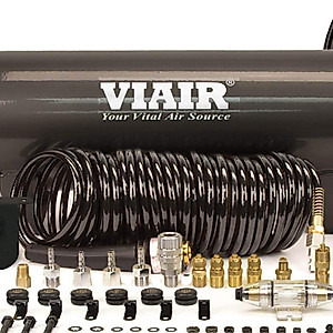 Dual Stealth Black 444C Onboard Air System (200 PSI - 3.53 CFM - 40 Amp - 12V - 2.5 Gal. Tank)