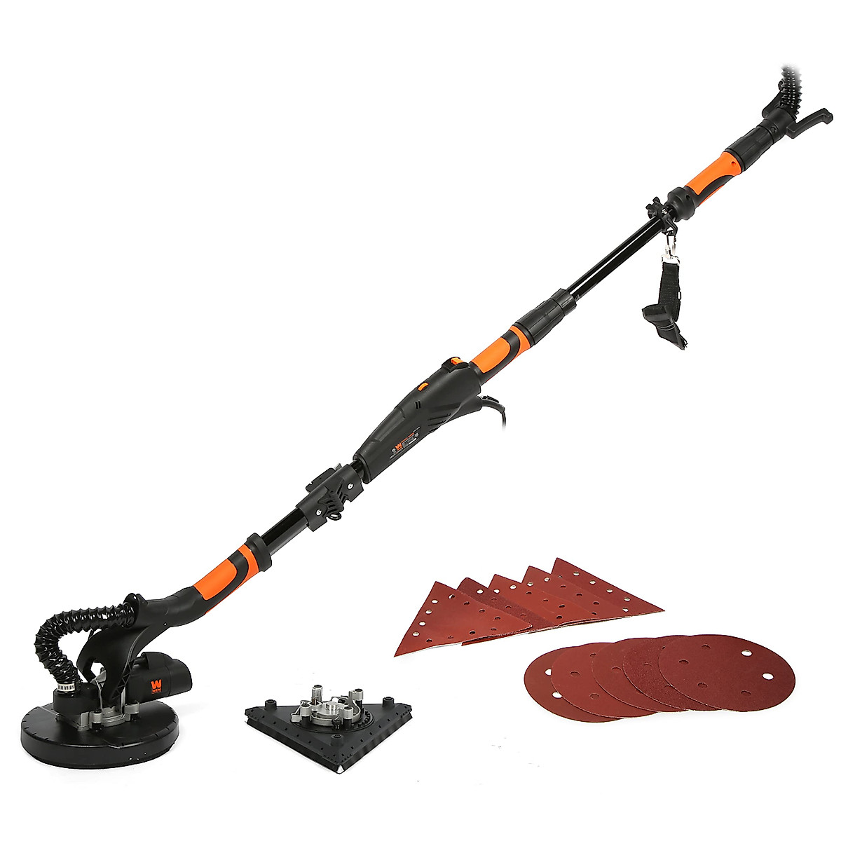 WEN DW5084 5-Amp 2-in-1 Variable Speed Dual-Head Drywall Sander with 15-Foot Dust Hose , Black