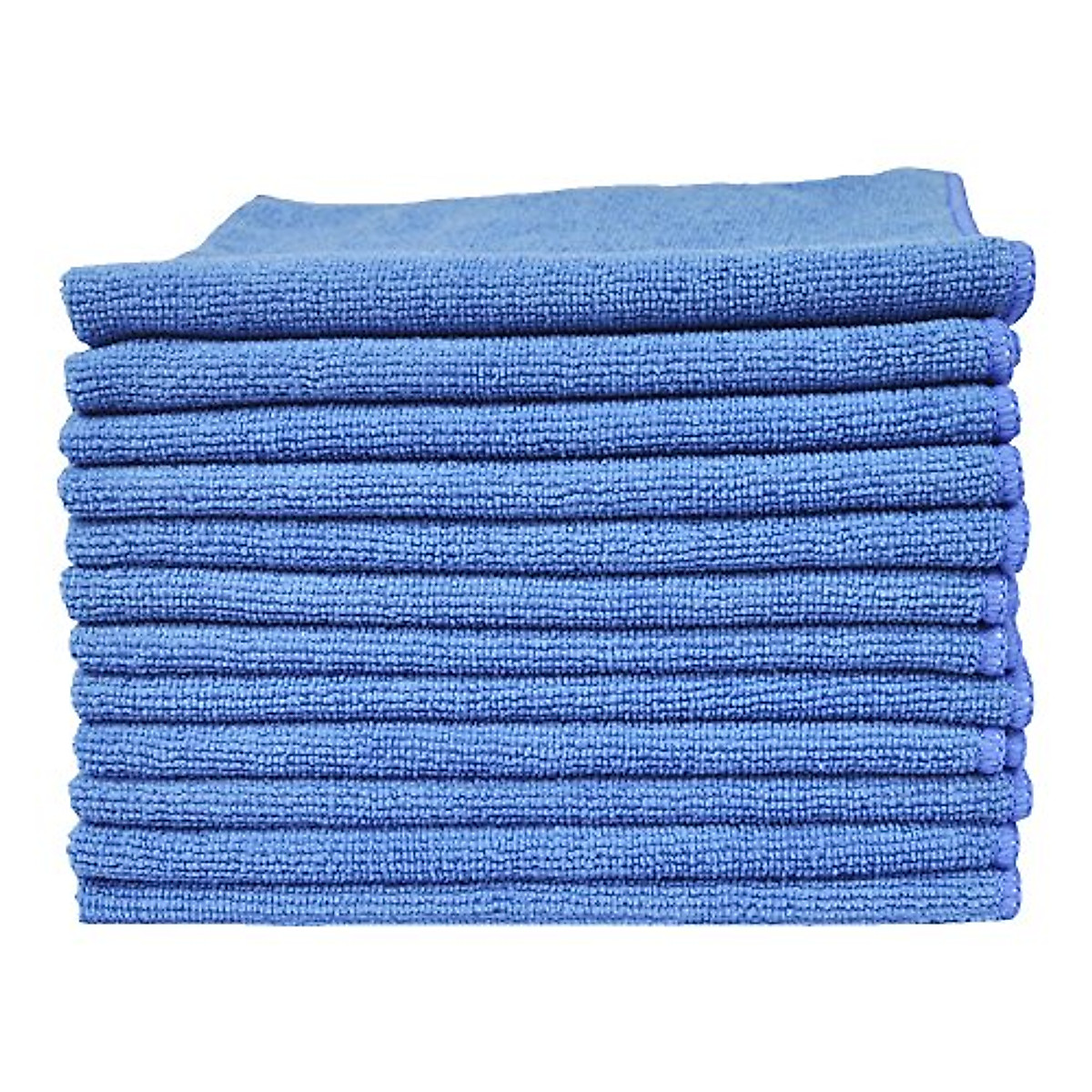 Eurow Utility Terry Weave 16 x 16in 240 GSM Microfiber Cleaning Towels 12-Pack